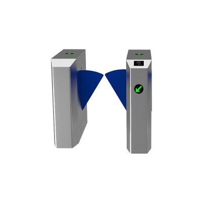China Pedestrian Access Entry Flap Barrier Gate Multiple Mode Control Single / Double Passage for sale
