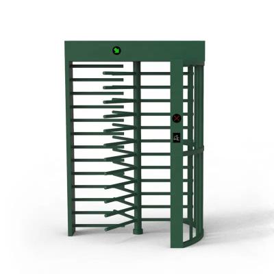 China Hot Dip Galvanizing Full Height Turnstile RFID Reader Face Recognition for sale