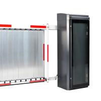 China Electric Automatic Parking Advertise Barrier Gate Aluminium Fencing Boom Remote Control for sale