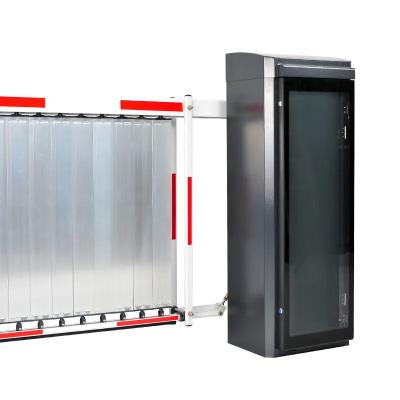 China Electric Automatic Parking Advertise Barrier Gate Aluminium Fencing Boom Remote Control for sale