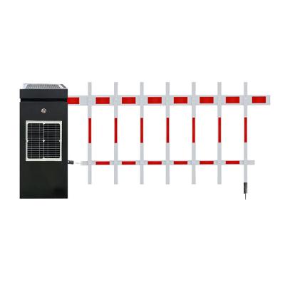 China Dc24v Brushless Motor Automatic Boom Barrier Solar Power Green Energy Free Wiring for sale