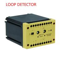 China Yellow Color Boom Barrier Gate Vehicle Loop Detector Single Channel Industrial Grade for sale