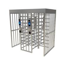 China Hotel Access Control Cross Full Height Turnstile Rainproof Housing Anti-Corrosion for sale