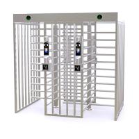 China Motorized Anti Crawling Full Height Turnstile 316 Stainless Steel Anti Pass Back for sale