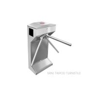 China Semi-Auto Tripod Turnstile Gate Pedestrian Access Control Reader 0.3S Response Time for sale