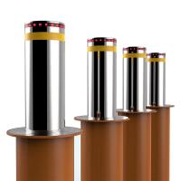 China Stainless Steel Parking Removable Automatic Rising Bollards For Driveways for sale