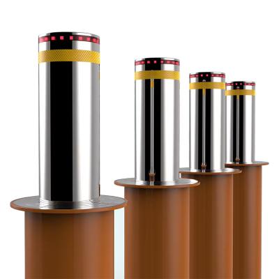 China Stainless Steel Parking Removable Automatic Rising Bollards For Driveways for sale