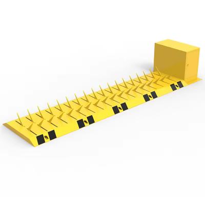 China Heavy Duty Structure Galvanized Steel And Yellow-Black Painted Surface Mount Electromechanical Tyre Killer for sale