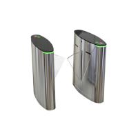 China DC servo Motorized 100% Corrosion Free SS304 TCP / IP Pedestrian Entrance Barrier Gate for sale