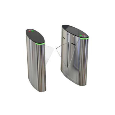 China DC servo Motorized 100% Corrosion Free SS304 TCP / IP Pedestrian Entrance Barrier Gate for sale