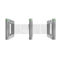 China BLDC Motor Wide Access Security Entrance Lanes Swing Barrier Gate for sale