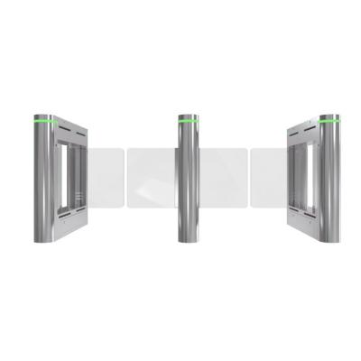 China BLDC Motor Wide Access Security Entrance Lanes Swing Barrier Gate for sale