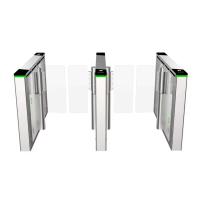 China Automatic Opening Fast Lane High Speed Access Control Gates BLDC Servo Motor Swing Arm for sale