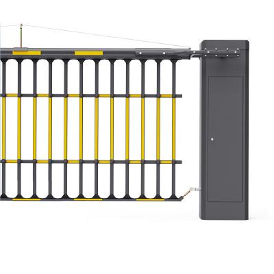 China Heavy Duty Speed Adjustable Automatic Airborne Barrier Gate High 6 Meter Fencing Arm 250W BLDC Motor for sale