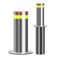 China 600mm Cylinder Stroke Automatic Retractable Bollard for Residential and 220V Power Supply for sale