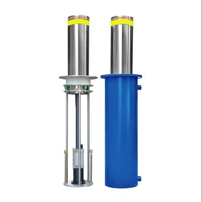 China Anti-Terrorism Interception Safety Hydraulic Telescopic Bollard With 1000mm Rising Height for sale