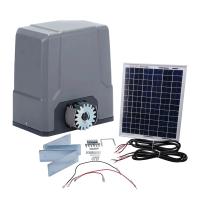 China SL800DC Sliding Gate Opener 24V DC Motor Solar Panel Charged Backup Battery Remote Control for sale