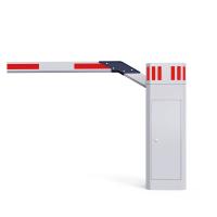 China LED Light Integrated Boom Barrier Gate Vehicle Access Roadway Security Support Max 8 Meter for sale