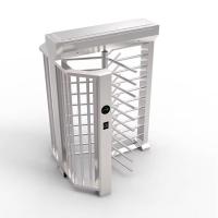 China High Safety 120 Degree Single Double Lane Full Height Turnstiles For Construction Site for sale