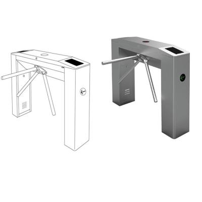 China Anti-Tailgating Waist Height Tripod Turnstile Barrier with 304 Stainless Steel Material for sale