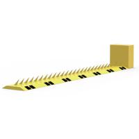 China 1-6 Meters Speed Hump Road Blocker Tyre Killer with Metal Spike and Warning Equipment for sale