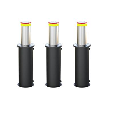 China PLC Controller Driveway Bollard Stainless Steel Powder Coated Galvanised Infrared Sensor for sale