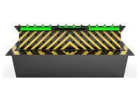 China PLC Programming Control Hydraulic Road Blocker with 500mm Lifting Height and 3.7KW System Power for sale