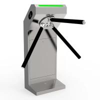 China Automatic Electronic 3 Arm Turnstile Access Control Tripod Turnstile Gate With Card Reader for sale