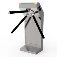China Pedestrian Bi-Directional Tripod Turnstile Gate Weatherproof 1.5mm Thickness Frame for sale