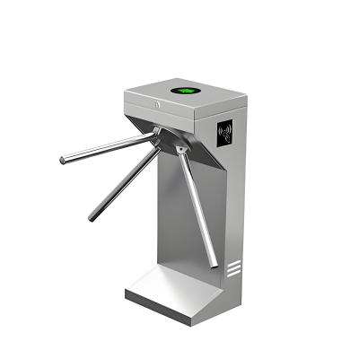 China Secure and Tamper-Proof Tripod Turnstile Gate with Innovative Mounting Surface and Mechanical Drive for sale