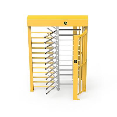 China 120 Degree Rotating Full Size Turnstile Gate Casing Material Mild Steel/ Stainless Steel 1500×1343×2300mm for sale