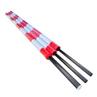China Advanced Shiny Stickers Foam Wrapped Carbon Fiber Round Rod Boom for Parking Automatic Barrier Gate for sale