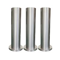 China 201 304 316 Stainless Steel Traffic Fixed Bollard With Decorative Cover Custom Thickness for sale