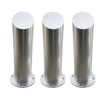 China Custom Height Stainless Steel Bollard Sloping Top for Outdoor and Indoor Spaces for sale
