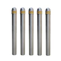 China Fixed Metal Stainless Steel Security Bollard With Domed Top Bollard Dia 219mm SS304/SS316 for sale