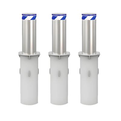 China Retractable 100% Duty Rated Hydraulic Rising Bollards Electric Hydraulic Mechanically Operated for sale