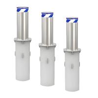 China Stainless Steel LED Strip Bollard Automatic Solution for Hostile Vehicle Mitigation for sale
