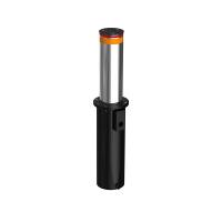 China 304 316 Stainless Steel Telescopic Bollards with High Security Automatic Rising 219x600mm for sale