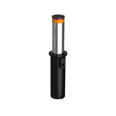 China 304 316 Stainless Steel Telescopic Bollards with High Security Automatic Rising 219x600mm for sale