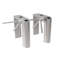 China Pedestrian Access Control System Tripod Turnstile Gate featuring Facial Fingerprint Recognition and Dry Contact Open Signal for sale