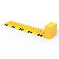 China Surface Mount Tyre Killer With Electromechanical Arm Barrier Yellow/Black Painted Color for sale