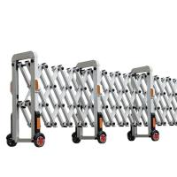 China Stainless Steel Manual Push-Pull Retractable Highway Blocking Aluminum Alloy Retractable Barrier Gate for Mall Use for sale