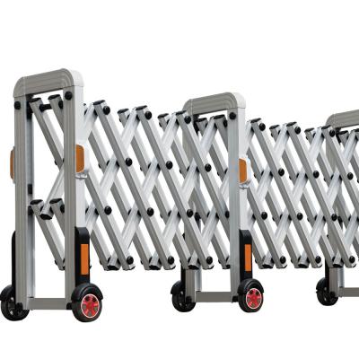China Retractable Manual Standard Industrial Public Access Control Construction Safety Mall Expansion Road Barricade Fence for sale