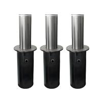China 350W Motor Power 220V Voltage 100% Duty Cycle Automatic Rising Bollard with Retractable Security Bollard for sale