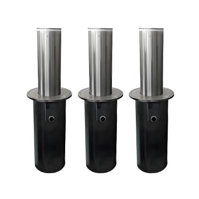 China 350W Motor Power 220V Voltage 100% Duty Cycle Automatic Rising Bollard with Retractable Security Bollard for sale