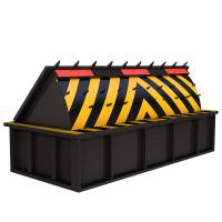 China A3 Steel Hydraulic Road Blocker with 60L/80L/100L/120L Hydraulic Tank and ≤3-4S Rise Time for High Security Areas for sale