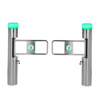 China DC Brushless Motor High-Speed Stainless Steel Swing Barrier Gate for Secure Access Control for sale
