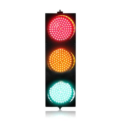 China PC Material Roadway Safety LED Traffic Light with 200mm Diameter and 100,000 Hours Lifespan for sale