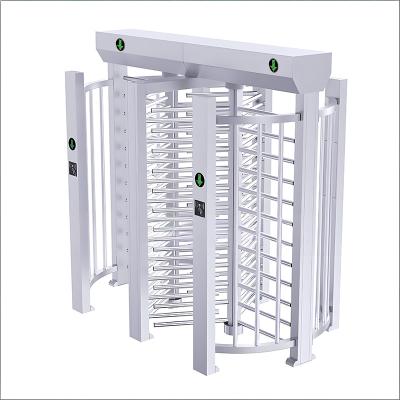China High Security 304 Stainless Steel IP54 Waterproof Anti-Tailgating Full Height Turnstile for Access Control for sale