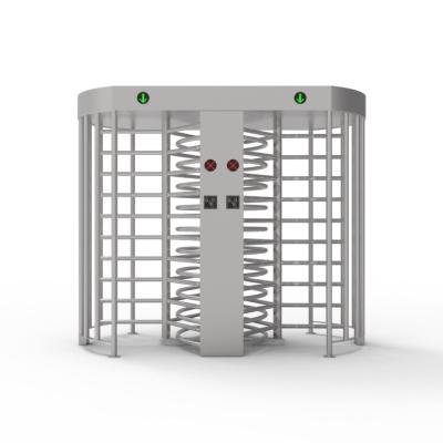 China SS304 Full Height Turnstile with Double Lanes for 30-40 Persons/min Access Control for sale